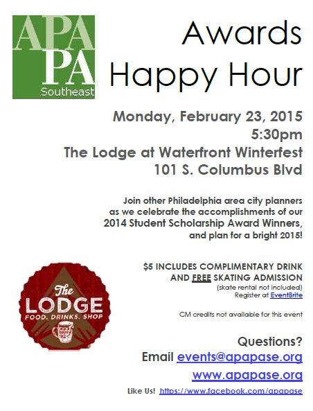 Feb. 23: APAPA-SE Awards Happy Hour Event – APA – PA – Southeast Section